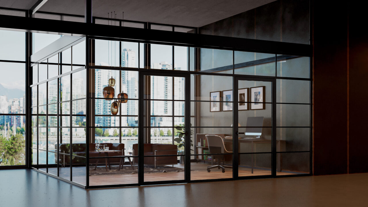 Interior Aluminum Doors | Style Meets Function | Alusteele